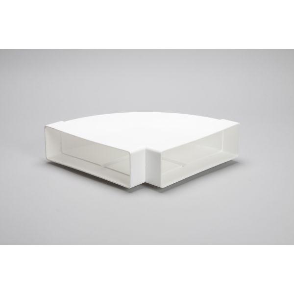 Horizontal 90 degree bend 204mm x 60mm ducting