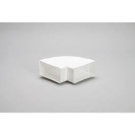 Horizontal 90 degree bend 110mm x 54mm ducting